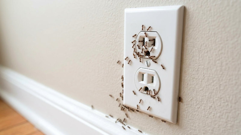Great Description About Ants Coming Out Of Outlets